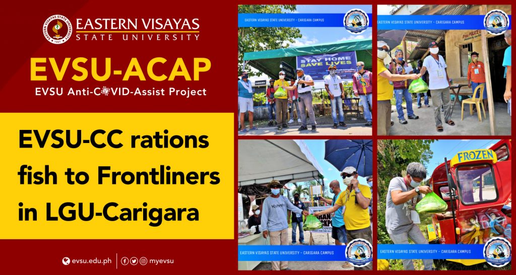 EVSU-CC rations fish to Frontliners in LGU-Carigara • Eastern Visayas ...