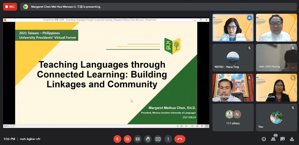 EVSU President Dennis de Paz attends 2021 Taiwan-Philippines University ...