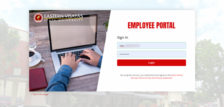 EVSU Wi-Fi Access for Employees