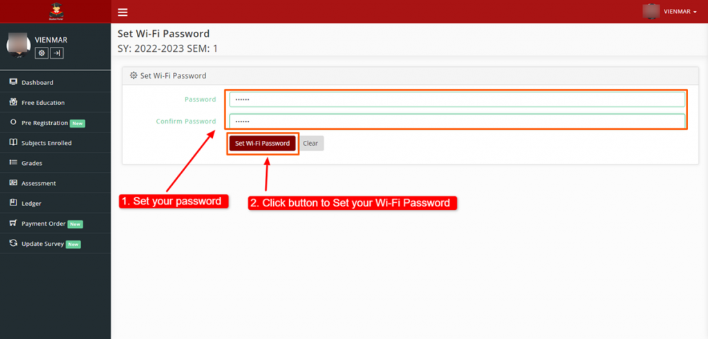 EVSU Wi-Fi Access for Students