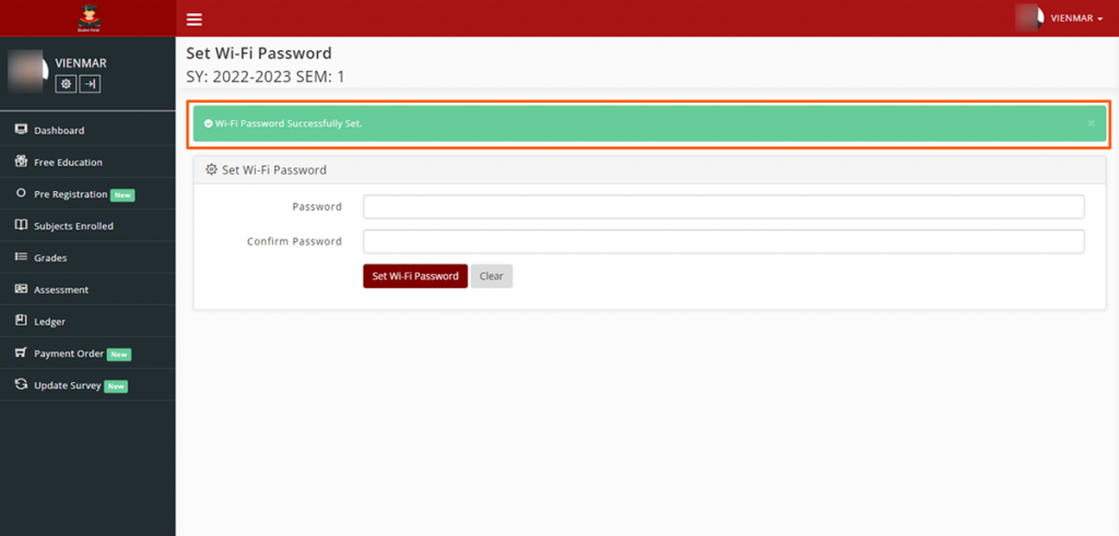 EVSU Wi-Fi Access for Students