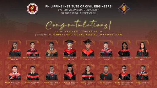 Congratulations November 2022 Civil Engineering Exam Passers! • Eastern ...