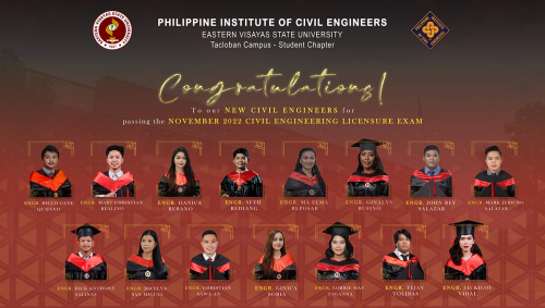 Congratulations November 2022 Civil Engineering Exam Passers! • Eastern ...