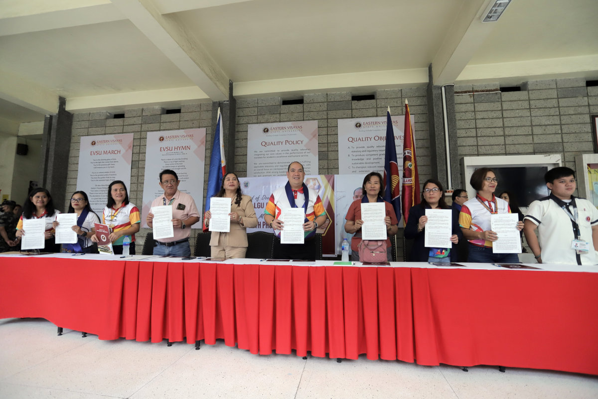EVSU Celebrates 116th Founding Anniversary; MOA Signing Highlights the ...