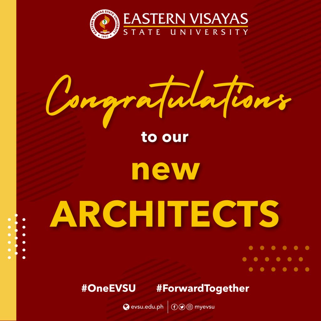 Congratulations to the following Eastern Visayas State University ...