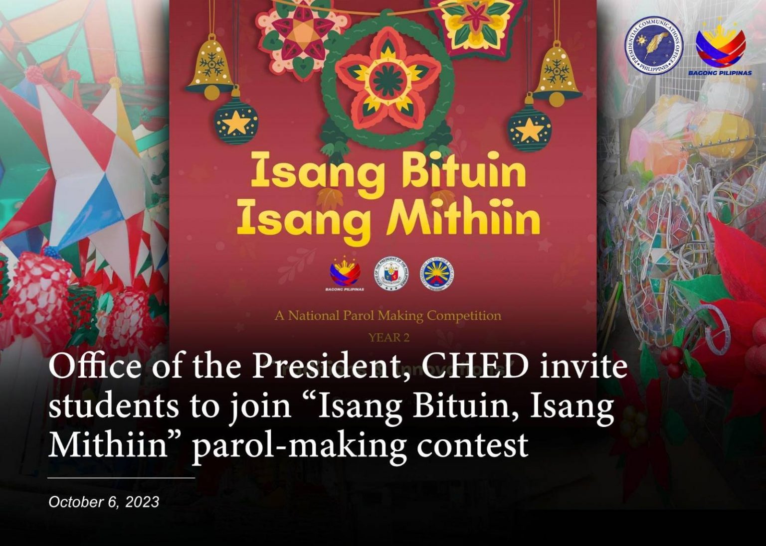 Office of the President, CHED invite students to join "Isang Bituin ...