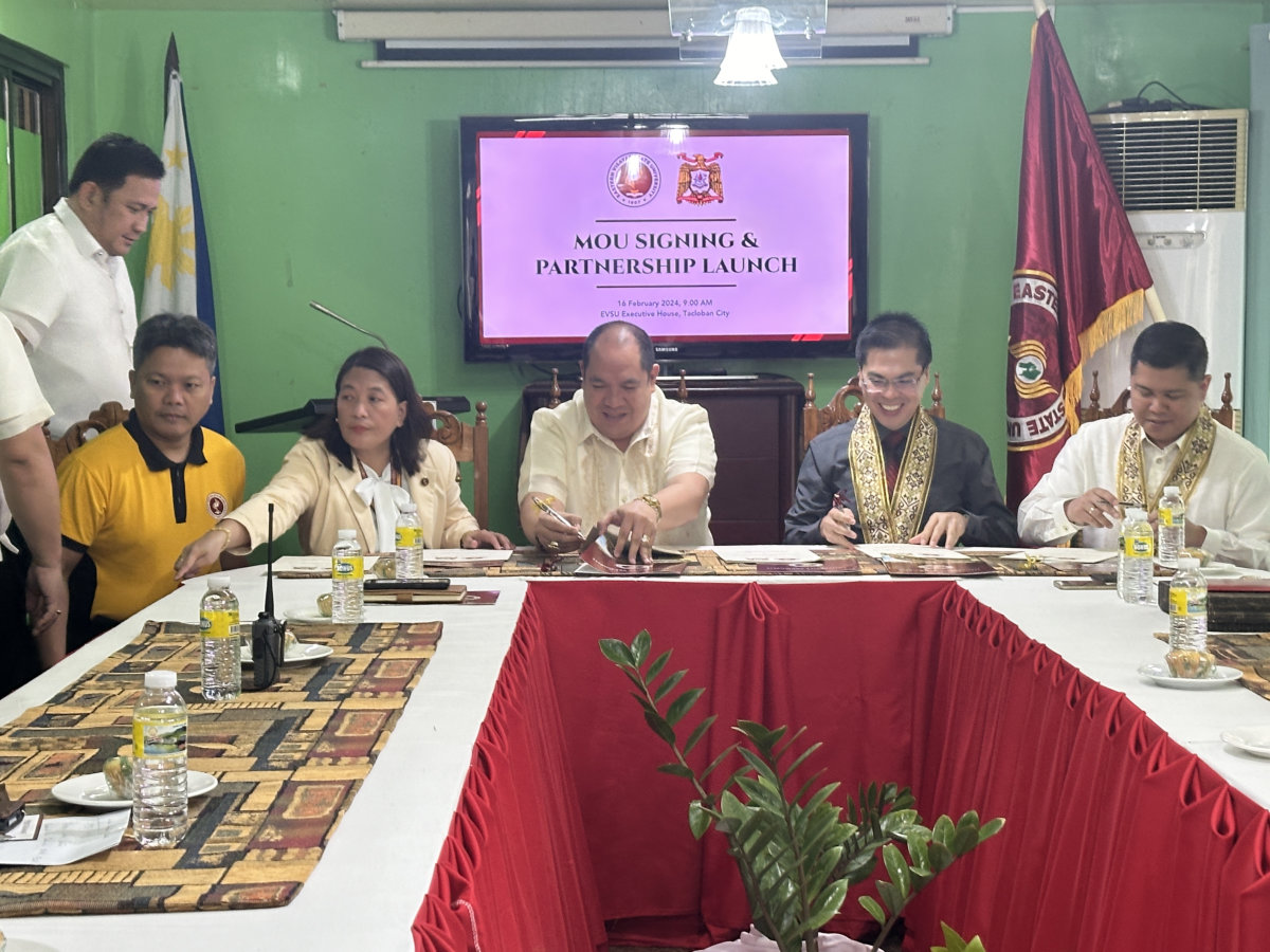 EVSU seals MOU with University of San Agustin | Eastern Visayas State ...