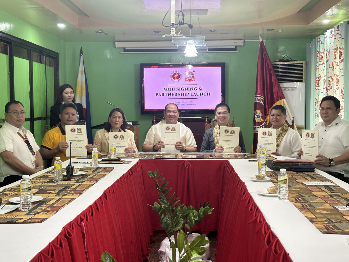 EVSU seals MOU with University of San Agustin | Eastern Visayas State ...