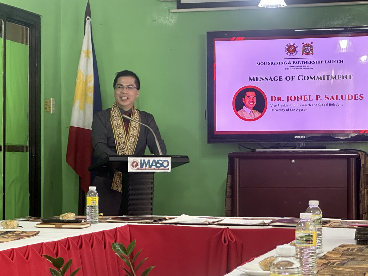 EVSU seals MOU with University of San Agustin | Eastern Visayas State ...