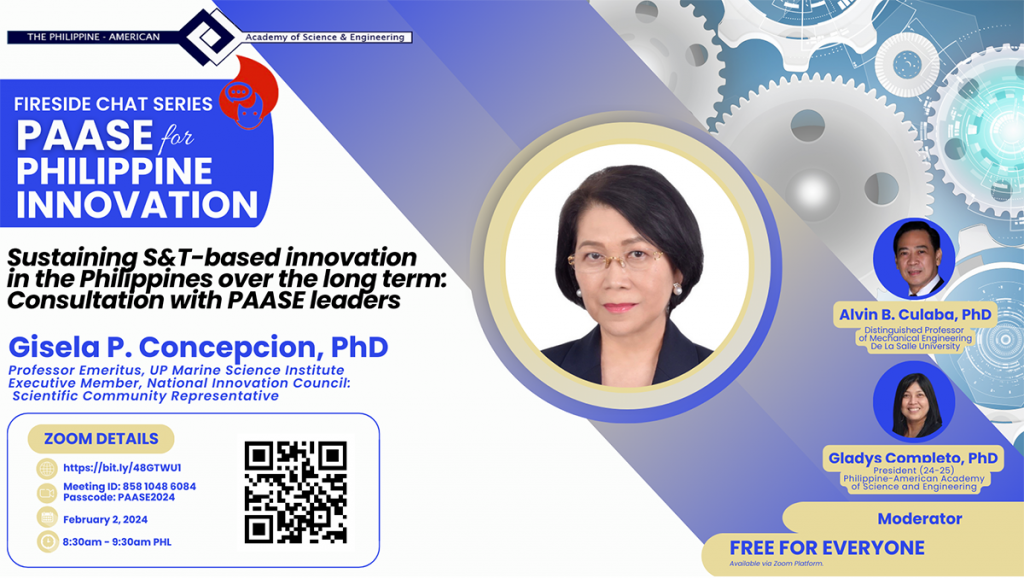 Fireside Chat on PAASE of PH Innovation (Sustaining S&T-based ...