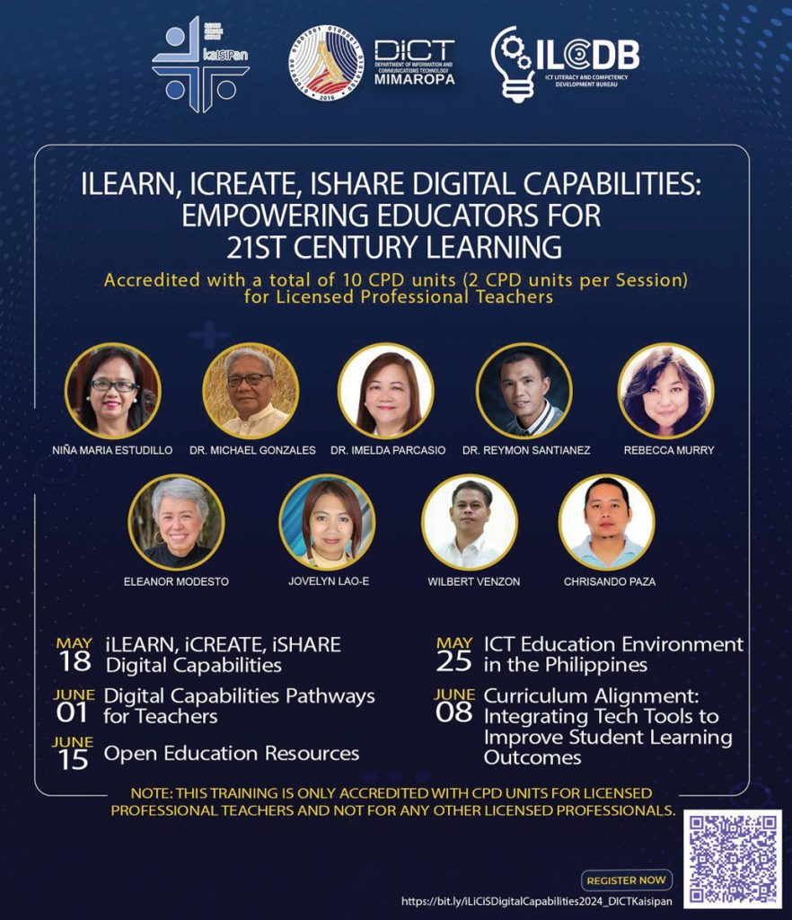 iLEARN, iCREATE, iSHARE Digital Capabilities: Empowering Educators for 21st Century Learning ...