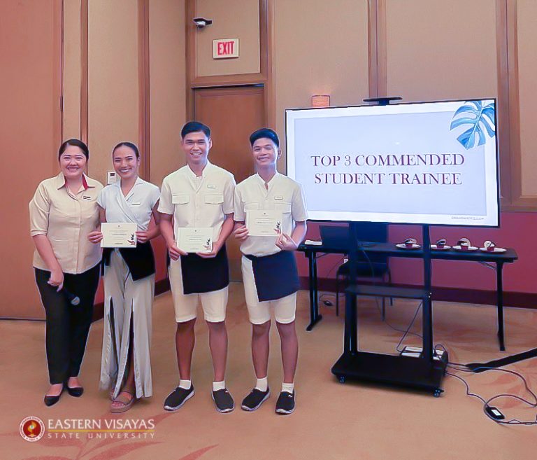 EVSU on-the-job trainees recognized for exemplary performance | Eastern ...